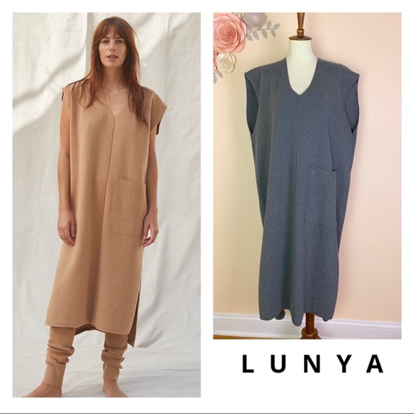 lunya | Dresses | New Lunya Cozy Cotton Silk Blend Oversized Sweater ...